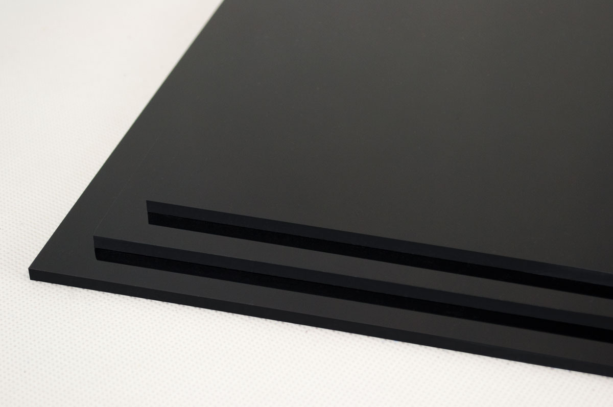 Black Acrylic Splashback | Gloss | 3mm & 5mm | CPS